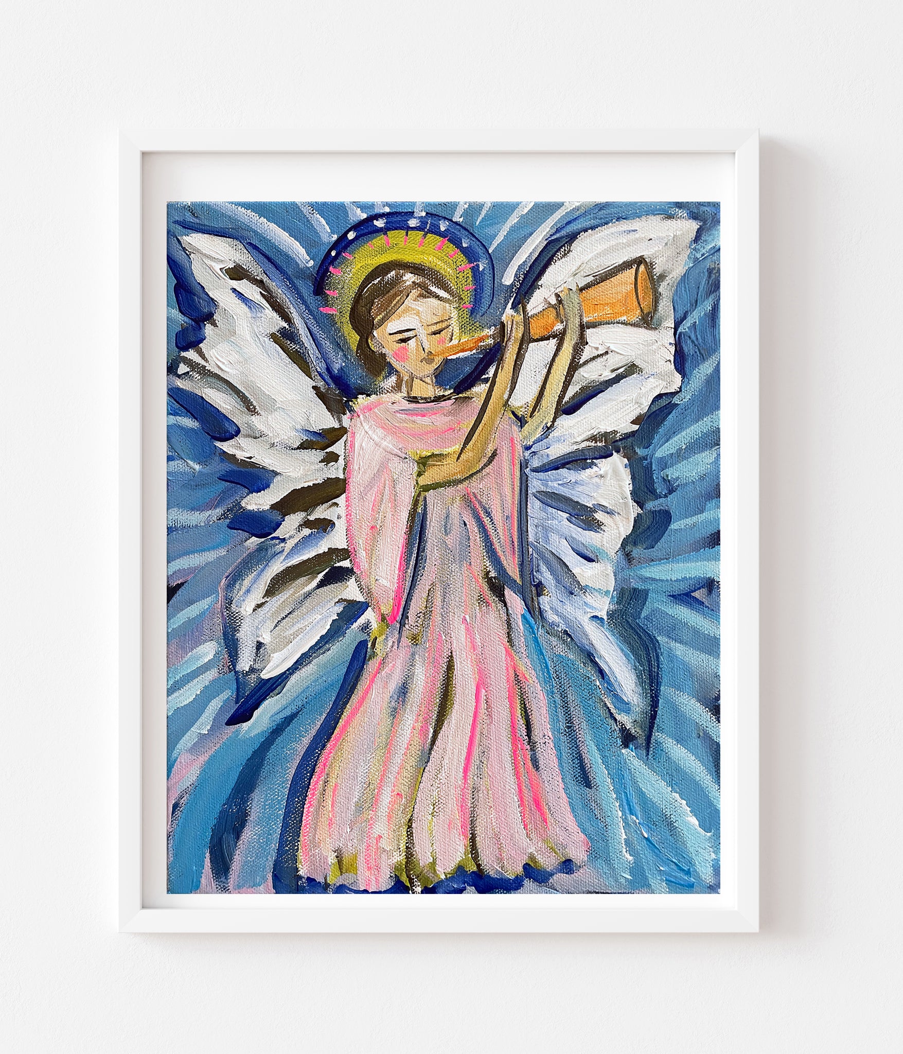 Angel Print on paper or canvas, "Angel 2" | Maren Devine Art, LLC