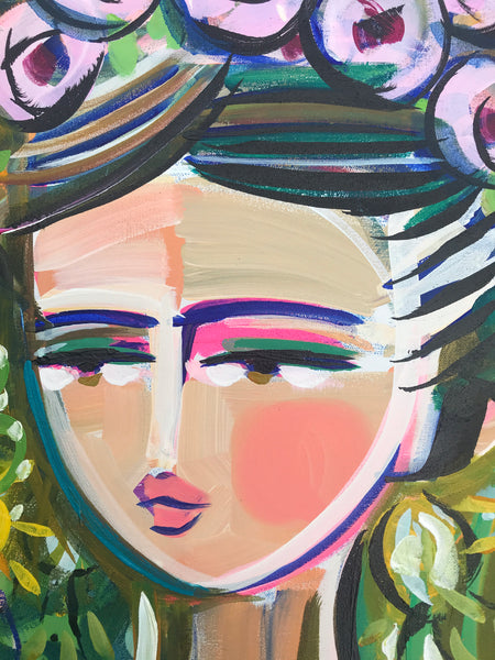 Mexico Print on Paper or Canvas, Portrait, "Mexico" | Maren Devine Art, LLC