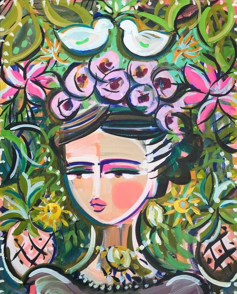 Mexico Print on Paper or Canvas, Portrait, "Mexico" | Maren Devine Art, LLC