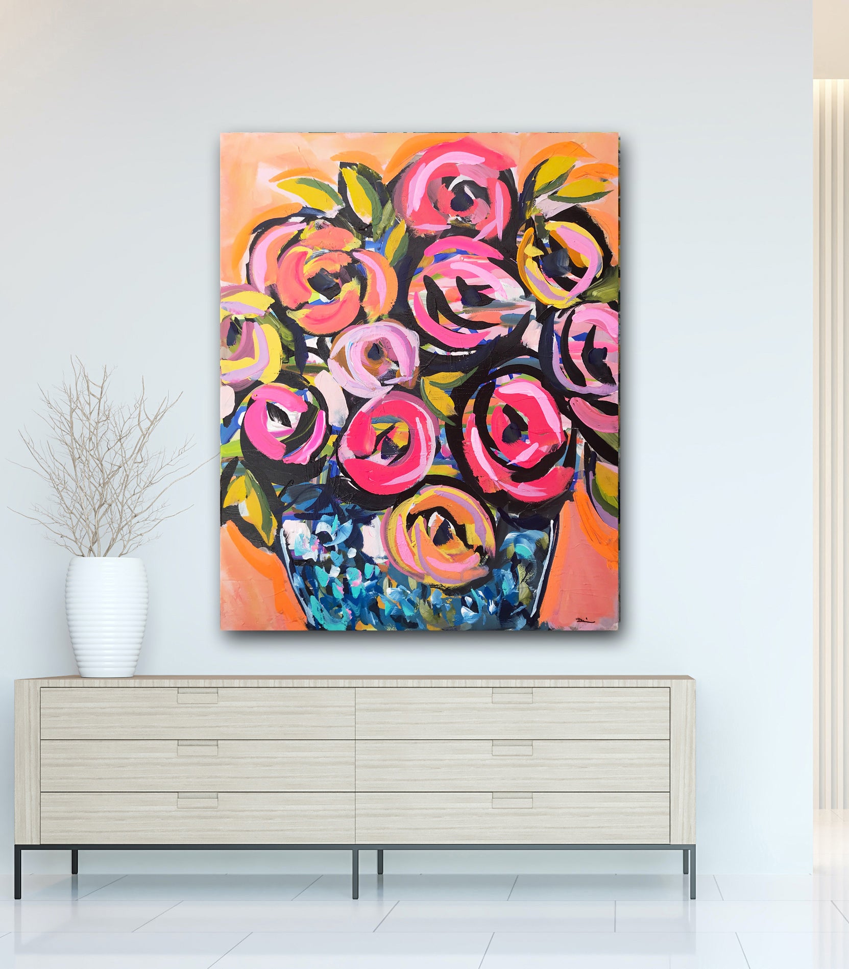 Print on Paper or Canvas, "Color Pop" | Maren Devine Art, LLC