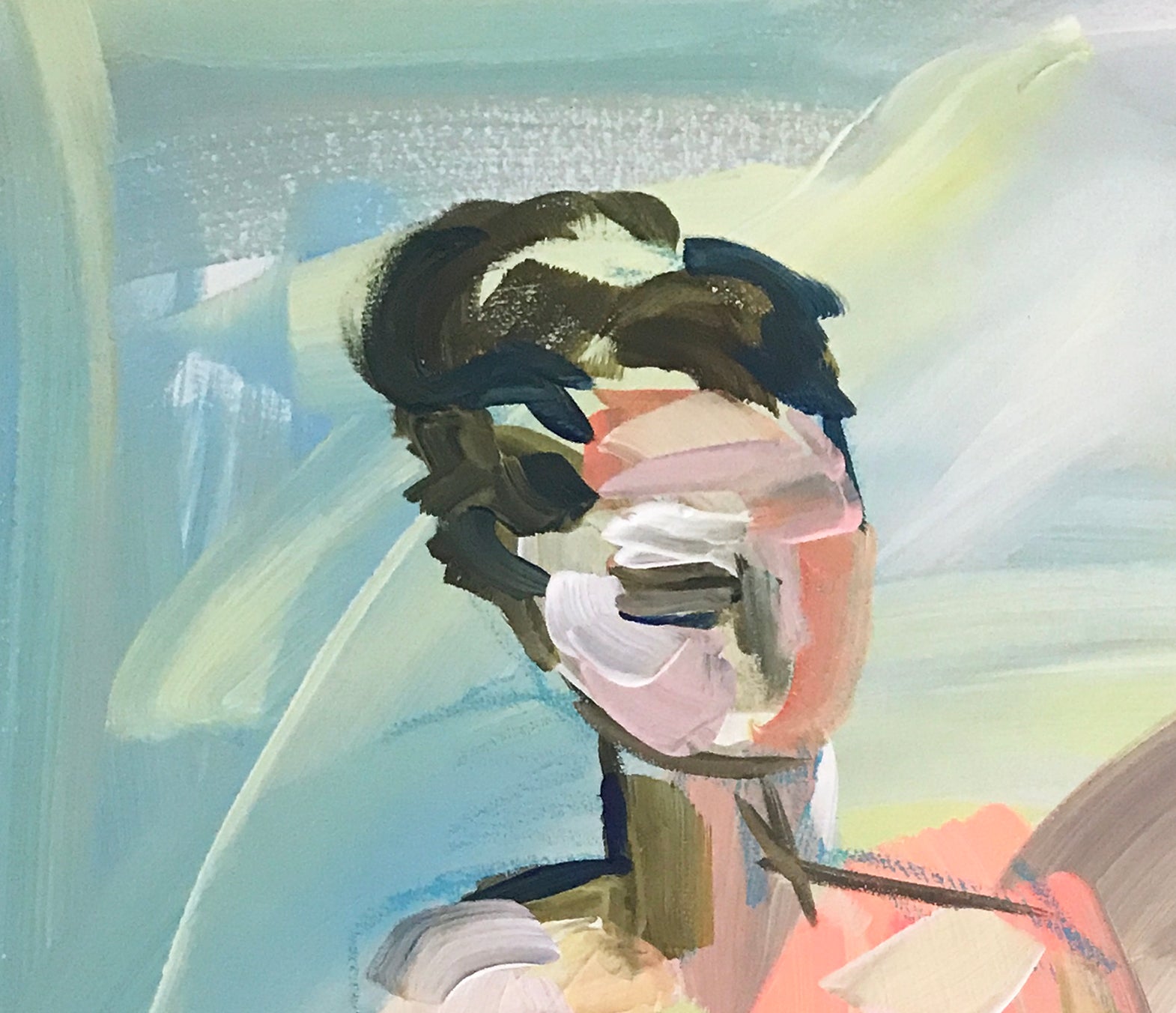 Figure Study, Original painting on canvas, "Shadows" | Maren Devine Art ...