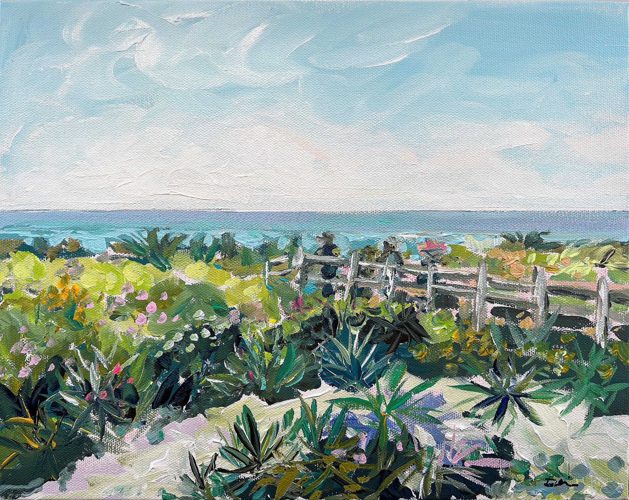 Seascape Painting on Canvas "Florida Coast Morning" 11x14 | Maren ...