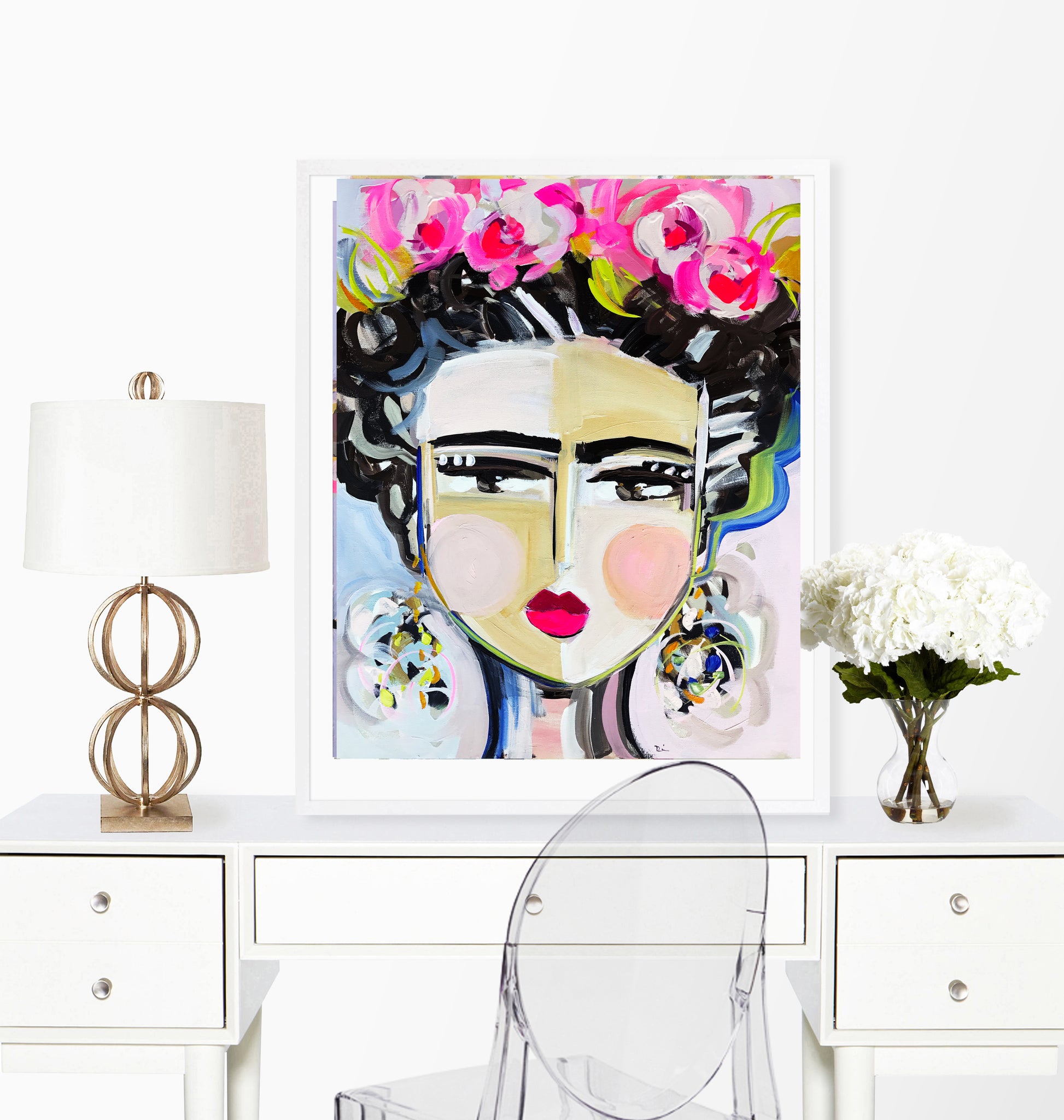 Graphic Frida, Prints on paper or canvas | Maren Devine Art, LLC