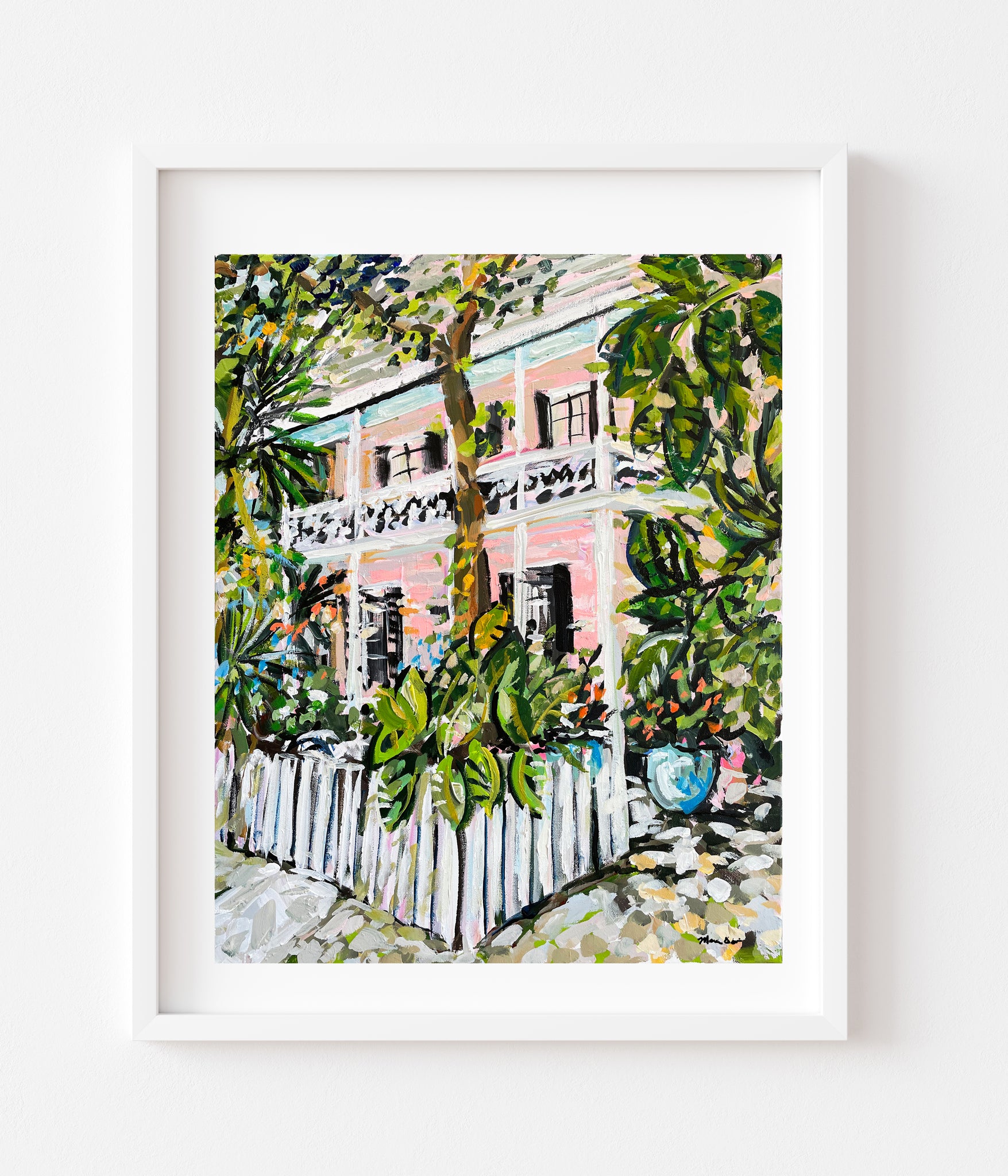 Key West Print on Paper or Canvas, "Key West Porch" | Maren Devine Art, LLC