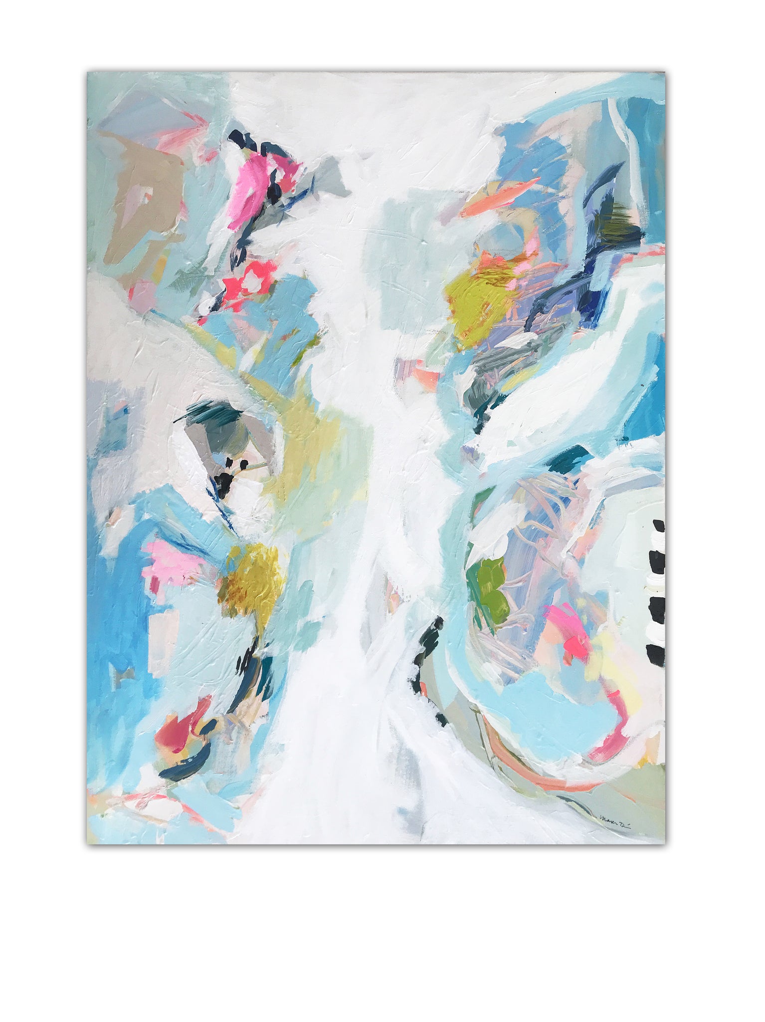 Original Abstract Painting on Canvas "May" 30x40 | Maren Devine Art, LLC