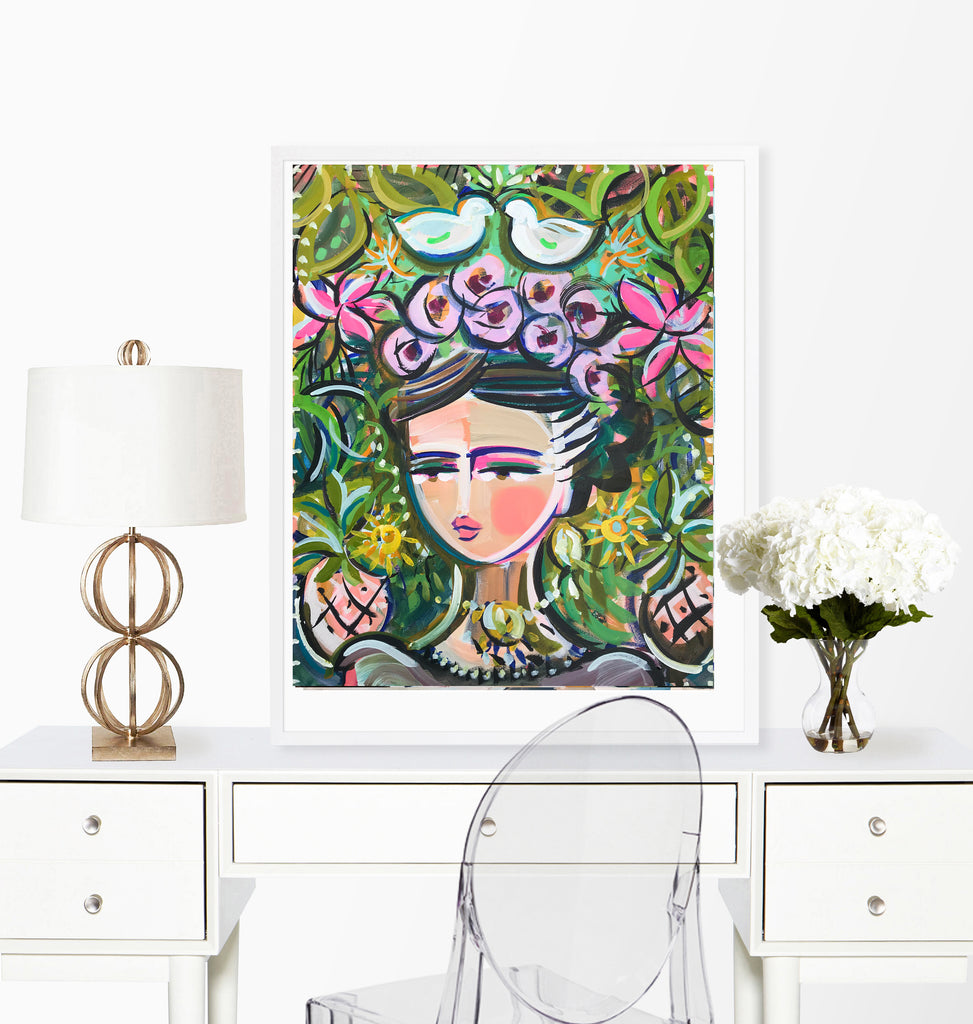 Mexico Print on Paper or Canvas, Portrait, "Mexico" | Maren Devine Art, LLC