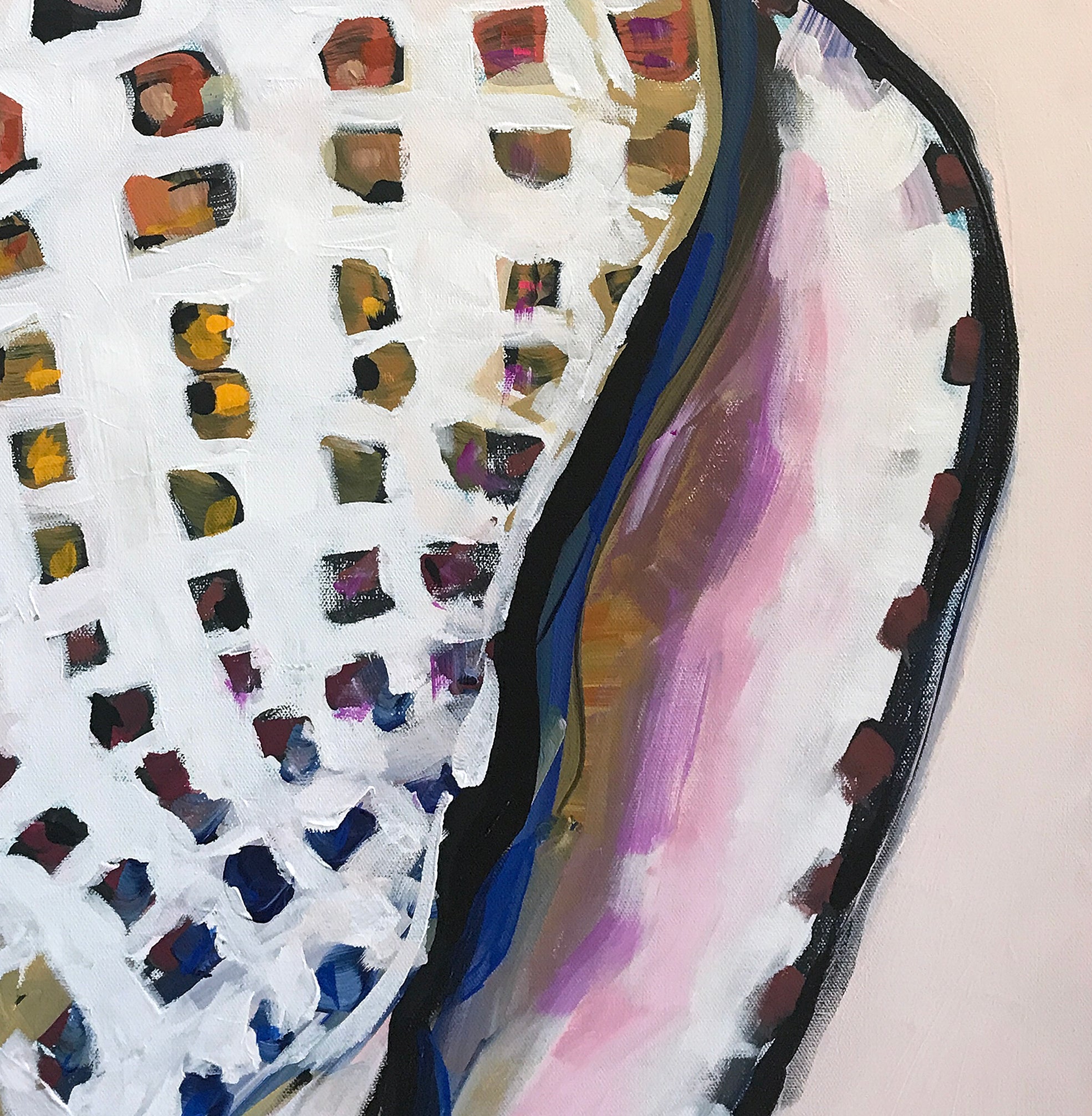 Shell Painting, Original on Canvas, "Shell 2" 24x30" | Maren Devine Art ...