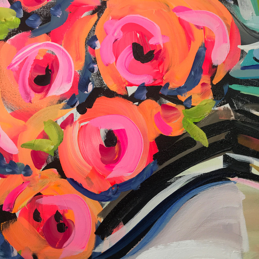 Warrior Girl Portrait PRINT on Paper or Canvas "Luz" by Maren Devine ...